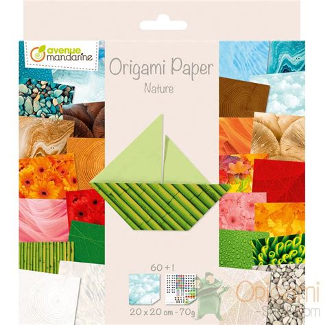 Origami Paper Flower Avenue Mandarine