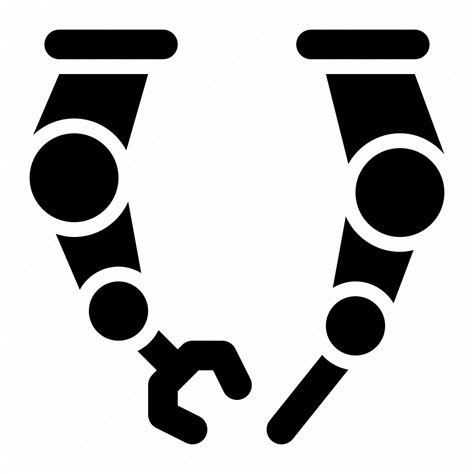 Robot Assembly Industrial Industry Robotics Robotic Machines Icon