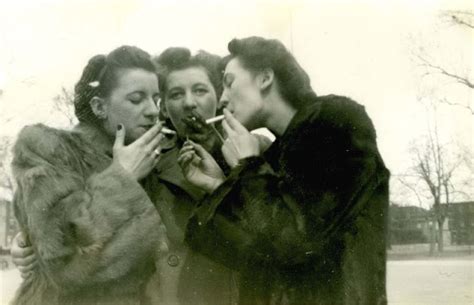 40 Cool Pics Of Badass Ladies Smoking Cigarettes In The Past ~ Vintage