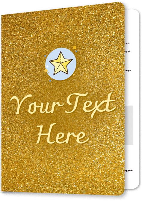 Golden Confetti Work Anniversary Card