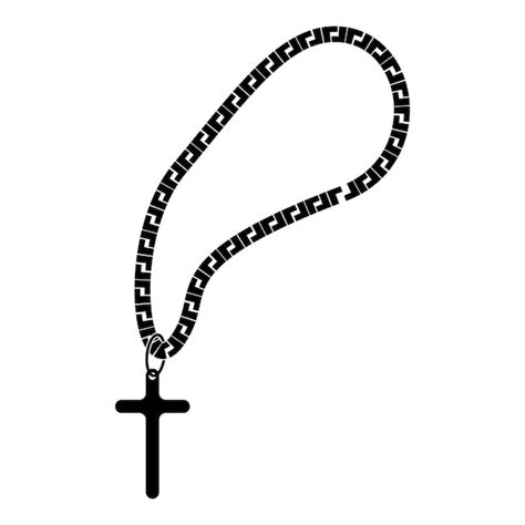 Premium Vector Rosary Icon