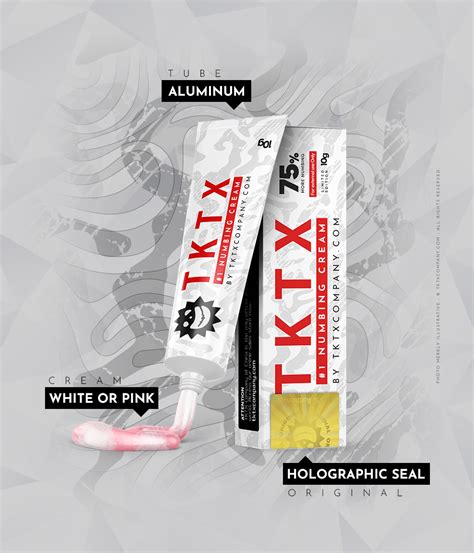 Tktx White 75 Numbing Cream • Tktx Company®