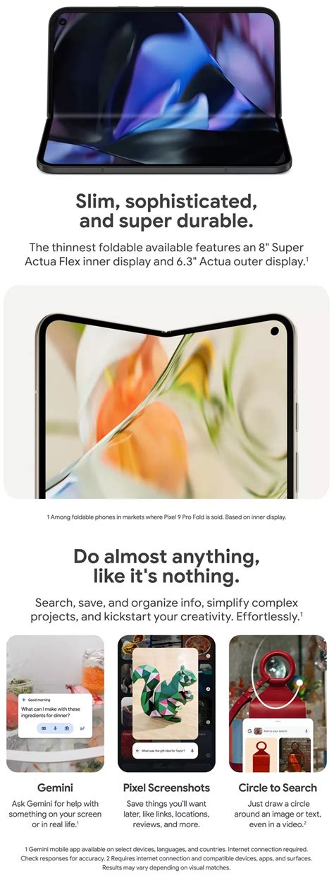 Google Pixel 9 Pro Fold SafeLink Wireless