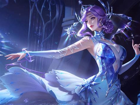 王者荣耀甄姬冰雪圆舞曲平板ipad游戏壁纸图片编号331664 壁纸网