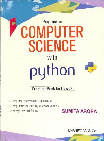 Buy Computer Science With Python Textbook For Class With Practical Book Boo