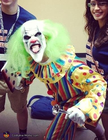 Bobo The Evil Clown Scary Halloween Costume Coolest Halloween