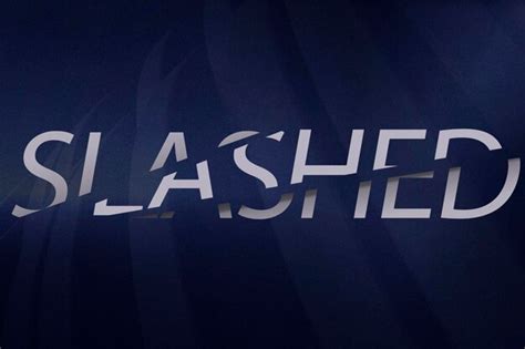 Premium Psd Slashed Text Effect