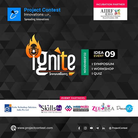 Ignite Innovations Idea Presentation Symposium Online By Project
