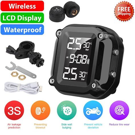 Motorcycle Tire Pressure Monitor System Waterproof Tpms2 Spedal Store