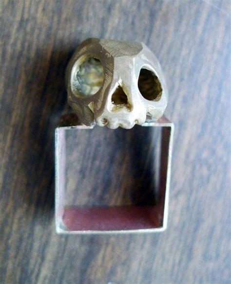 Cute Skull Ring Skull Ring Bar Earrings Square Rings