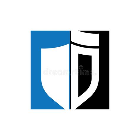 Shield Icon And Symbol Template Stock Illustration Illustration Of