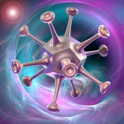 Artificial Nano Virus Stock Image C035 7890 Science Photo Library