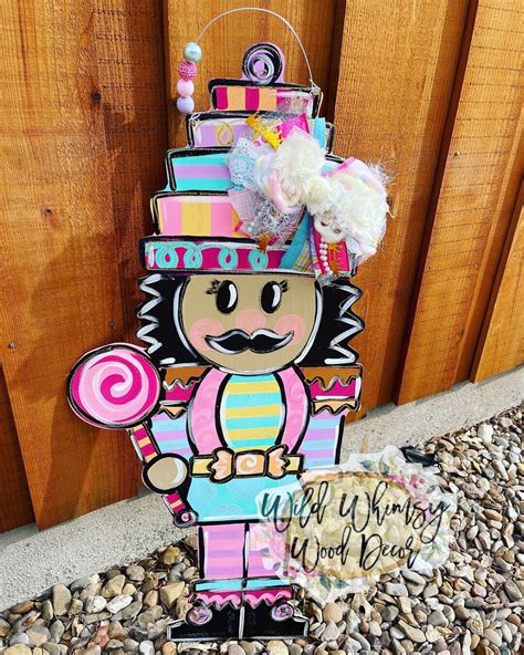 Christmas Toy Soldier Nutcracker Candy Doorhanger Etsy