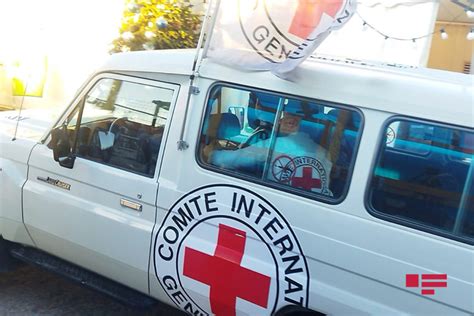 Icrc Vehicles Unimpededly Passed Through Lachin Khankendi Road Photo