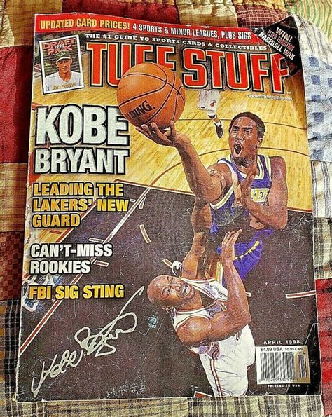Kobe Bryant Feature Article Tuff Stuff Sports Cards Price Guide April