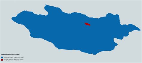 Mongolia Population Map R Maps
