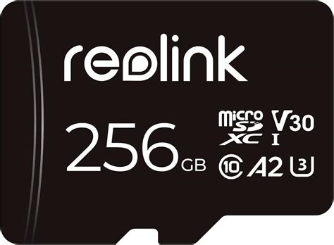 Reolink 256gb Microsdxc Memory Card Up To 100mb S 4k Uhd U3 A2 V30 Class 10