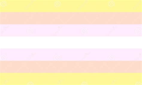 Pangender Pride Flag The Symbol Of The Pangender Community Stock