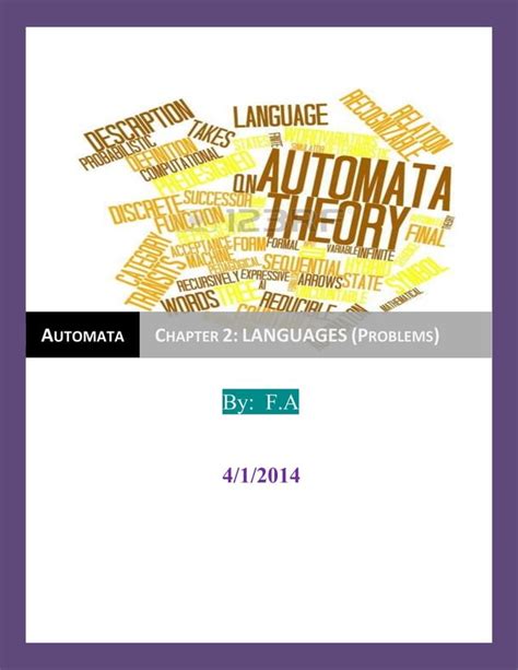 Introduction To Computer Theory Automata Theory 2nd Edition By Denial