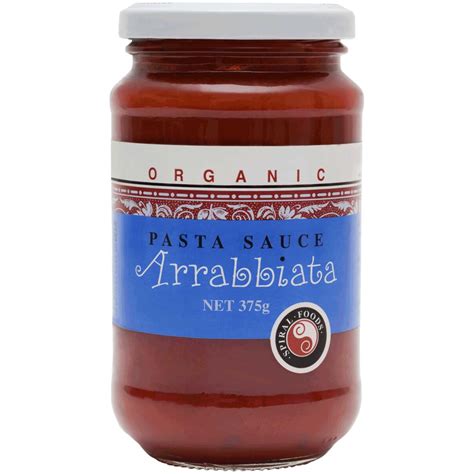 Organic Arrabbiata Pasta Sauce Spiral Foods