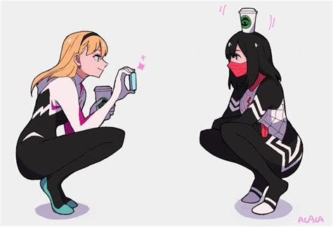 Gwen Stacy Spider Gwen Silk And Cindy Moon Marvel And 1 More Drawn