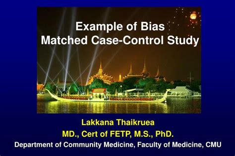 Ppt Example Of Bias Matched Case Control Study Powerpoint