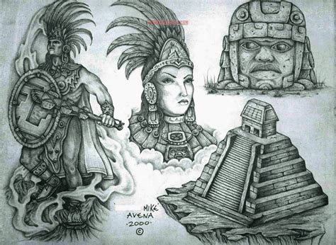Diseños Aztecas Exclusivos Belagoria La Web De Los Tatuajes