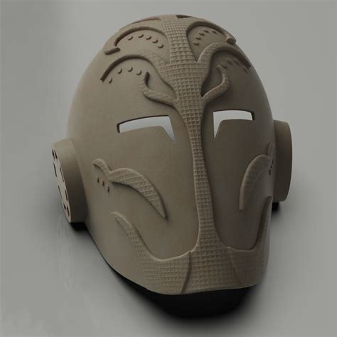 🕍 Jedi Temple Mask Ancient Star Wars Inspired Cosplay 3d Print Stl