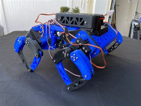 gallery 3d printed quadrupedal robot