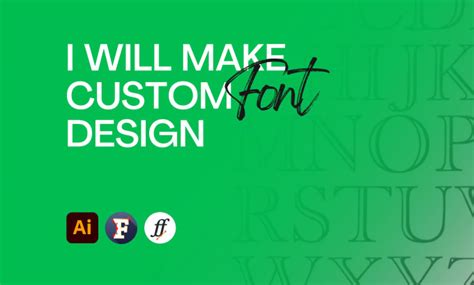 Create A Unique Custom Font For You To Use In Your Projects By Jeff