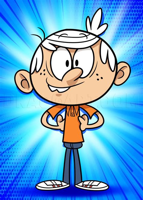 Drawing Lincoln Loud From The Loud House Drawing Step By Step By