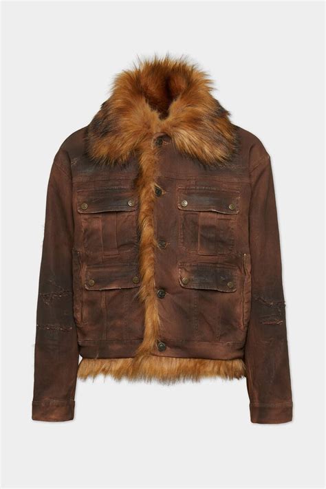 Furry Jean Jacket