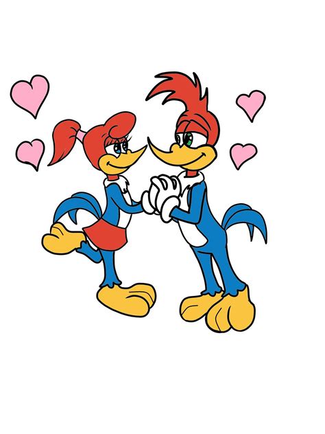 Woody Woodpecker And Winnie Woodpecker