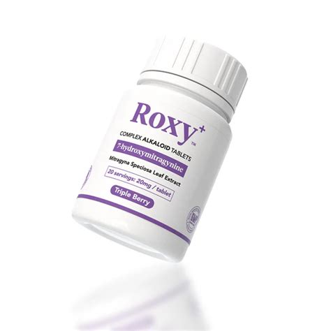 Roxy 7 Hydroxymitragynine 20mg Tablets 10ct Jar Clouds For Less