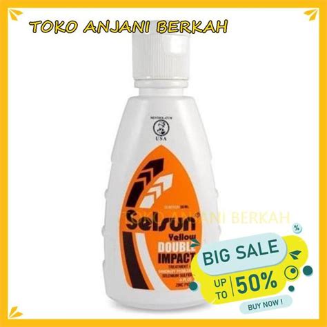 Jual Selsun Shampoo Yellow Double Impact Shampoo Anti Dandruff 100ml