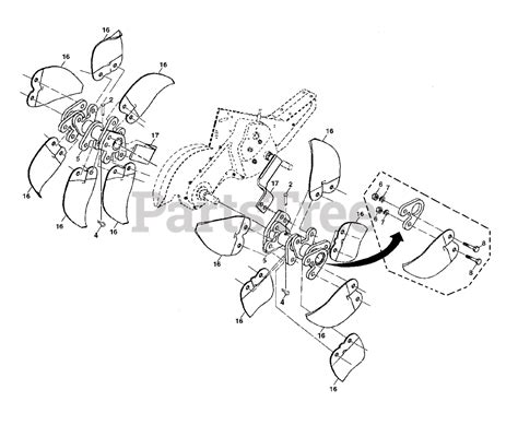 Husqvarna Drt 900 960930018 04 Husqvarna Rear Tine Tiller 2013 03
