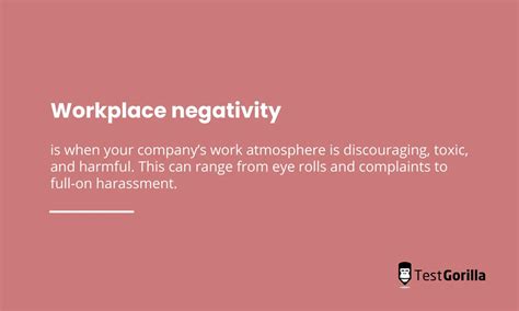 Your Workplace Attitude Where Does It Rank A Handling Negative