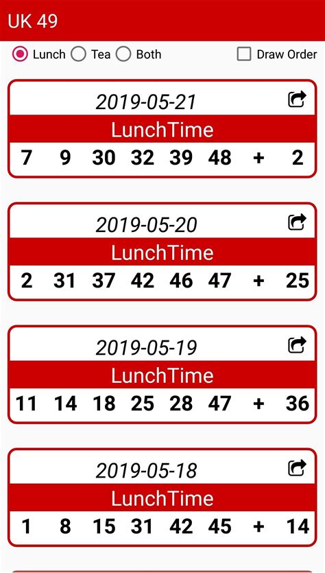 Uk 49s Lunchtime Andteatime Results Apk For Android Download