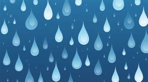 Trendy Vector Background Repeating Flat Texture Of Raindrop Seamless