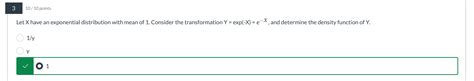 Solved 31010 ﻿pointslet X ﻿have An Exponential Distribution