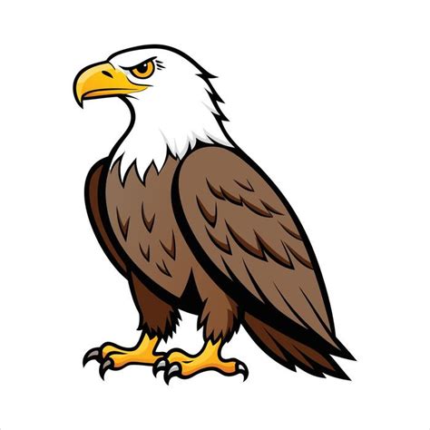Eagle Side View Vector Art Icons And Graphics For Free Download