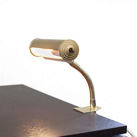 Oklahoma Sound® Brl Clip On Brass Reading Light Stagedrop