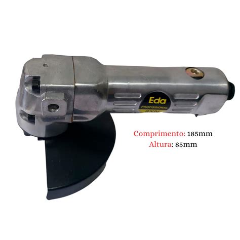Esmerilhadeira Angular Pneumática 4 Polegadas Eda Guias Massari