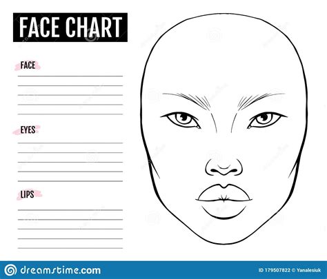 Makeup Face Template Printable Pdf Printable Templates Online By Paul