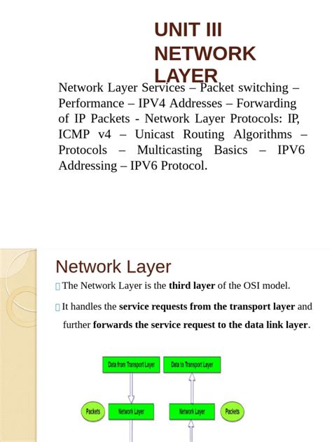 Network Layer 2 Pdf Internet Protocols Routing