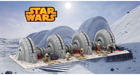 Lego Moc Sw Episode 5 Battle On Hoth Bundle Rebel Echo Base Gate