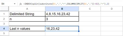 How To Extract Last N Values From A Delimiter Sheetaki