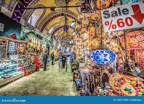 Grand Bazaar For Shopping In Istanbulturkey Editorial Image Image Of