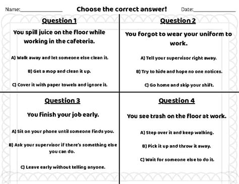 Workplace Scenarios “what Should You Do” Task Cards Tpt