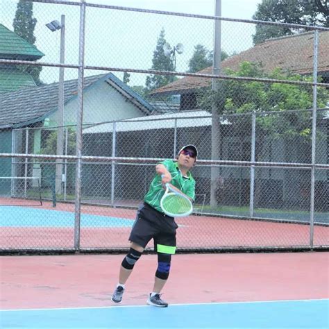 Olahraga Tenis Lapangan Bersama Pusdikter Pusterad